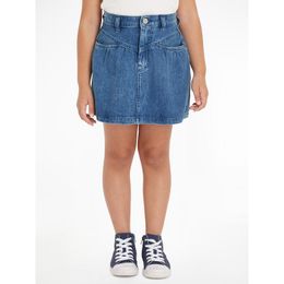 Tommy Hilfiger M&auml;dchen A-Linien-Rock &raquo;DENIM FRONT YOKE DETAIL SKIRT&laquo; Kinder bis 16 Jahre blau 7 (122)
