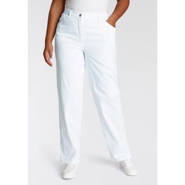 KjBRAND Damen KjBRAND Straight-Jeans &raquo;Babsie&laquo; mit Stretch wei&szlig; 48 (24), K-Gr