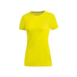 Jako Funktionsshirt 'Run 2.0' Damen Gr&ouml;&szlig;e XXL gelb / grau