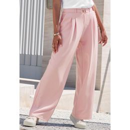 Lascana Damen Lascana Schlupfhose &raquo;aus b&uuml;gelfreier Ware mit weitem Bein&laquo; Sommerhose, sommerlich elegant, Business chic 44, N-Gr