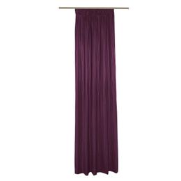 WIRTH Vorhang &raquo;LANGWASSER&laquo; Smokband 1 Stk. tlg. lila Jacquard, Polyacryl, Polyester 145cm, Smokband, 135cm