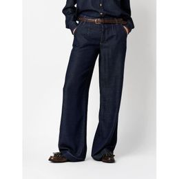 Toni Damen Toni Weite Jeans &raquo;Liv Tailored&laquo; mit Ziern&auml;hten blau 44, N-Gr