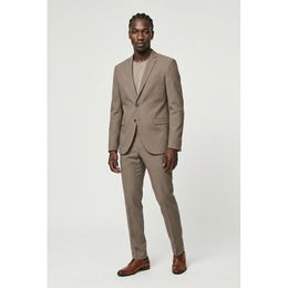 Jack & Jones Jack & Jones Herren Anzug &raquo;JPRFRANCO Extra schmal, pflegeleicht, stilvoll mit fallendem Revers&laquo; slim fit Materialmix aus Polyester, Viskose und 