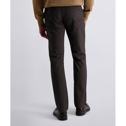 Pierre Cardin Herren 5-Pocket-Hose &raquo;PC-Lyon&laquo; fein gemusterst braun 34, L&auml;nge 30