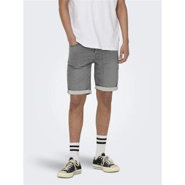Only & Sons Only & Sons Herren ONLY & SONS Jeansshorts &raquo;ONSPLY LIGHT BLUE 5189 SHORTS DNM NOOS&laquo; grau XL, N-Gr