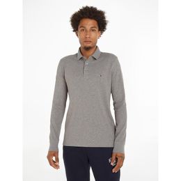 Tommy Hilfiger Herren Langarm-Poloshirt &raquo;1985 SLIM LS POLO&laquo; grau 3XL