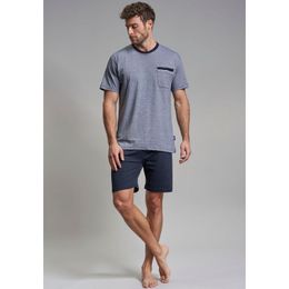 G&ouml;tzburg G&ouml;tzburg Herren G&Ouml;TZBURG Shorty &raquo;Upper West&laquo; 2 tlg. Kurzarm, Rundhalsausschnitt, kurze Hose, Baumwollmix, weich blau 56 (XXL)