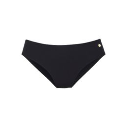 Lascana Damen Lascana Bikini-Hose &raquo;Salsa&laquo; mit normalem Schnitt schwarz 36, N-Gr