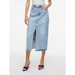 Vila Damen Jeansrock &raquo;VIJAF HW MIDI DENIM SKIRT-NOOS&laquo; blau 38
