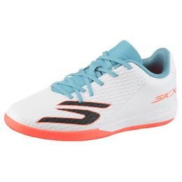 Skechers M&auml;dchen Fu&szlig;ballschuh &raquo;JR YOUTH IC, Skx_2 Jr Youth Ic&laquo; Indoor Court Schuh mit leichter Move Foam -D&auml;mpfung wei&szlig; 33