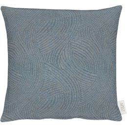 Apelt Dekokissen &raquo;1102&laquo; Kissenh&uuml;lle mit F&uuml;llung, 1 St&uuml;ck blau Polyester B/L: 39cm x 39cm, 1 Stk.