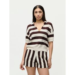 Leger Damen LeGer T-Shirt &raquo;Lisey, LeGer by Lena Gercke&laquo; Regular fit mit Polokragen braun 34