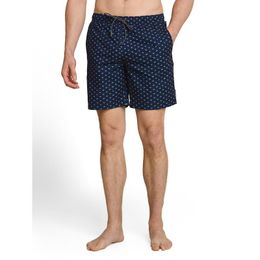 Tom Tailor Herren Tom Tailor Badeshorts mit Minimal-Print blau XL, N-Gr