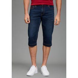 Bruno Banani Herren Jeansbermudas &raquo;Hutch-Bermuda&laquo; Straight-Fit, normale Leibh&ouml;he, aus elastischem Denim-Material blau 31, L&auml;nge 32