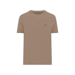 Fynch-Hatton Herren Fynch-Hatton T-Shirt mit Logo-Stickerei beige L