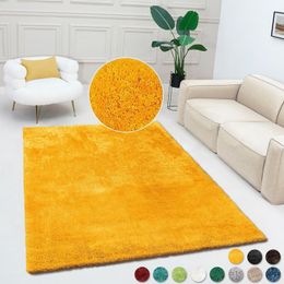 Bruno Banani Teppich &raquo;Dana Teppich, besonders weich und kuschelig, Kundenliebling&laquo; rechteckig 30 mm H&ouml;he uni, Mikrofaser Teppiche, Wohnzimmer, Schlafzimmer, 