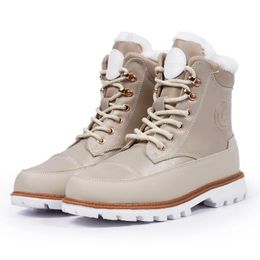 Luhta Damen Winterboots &raquo;REILU MS&laquo; mit Gummilaufsohle, gef&uuml;ttert, mit Schn&uuml;rung beige 36