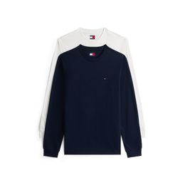 Tommy Jeans Herren Longsleeve &raquo;TJM SLIM 2PACK L/S EXT&laquo; 2 Stk. blau XXL