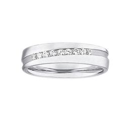 Firetti Unisex Trauring &raquo;Schmuck Geschenk Hochzeit Ehering Trauring "LIEBE"&laquo; wahlweise mit oder ohne Zirkonia (synth.) silber 20,mit Zirkonia, Silber 