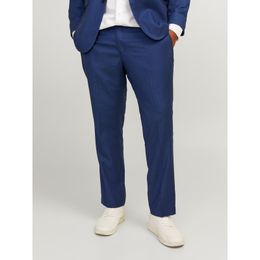 Jack & Jones PlusSize Jack & Jones Plussize Herren Jack & Jones PlusSize Anzughose &raquo;JPRSOLARIS TROUSER NOOS PLS&laquo; blau 68, N-Gr