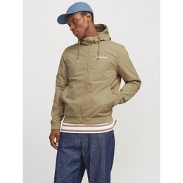 Jack & Jones Jack & Jones Herren Blouson &raquo;JJERUSH mit Kapuze&laquo; mit Kapuze Kunstfaser, regular fit beige L