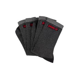 Hugo Underwear Damen HUGO Underwear Freizeitsocken &raquo;2P QS RIB LUREX PA W&laquo; Packung, 2 Paar tlg. mit gl&auml;nzenden F&auml;den schwarz 39-42