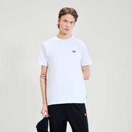 Ellesse Herren T-Shirt &raquo;CASSICA TEE&laquo; Kurzarm-Design, aus Baumwolle, in den Gr&ouml;&szlig;en XS bis XXL wei&szlig; XS