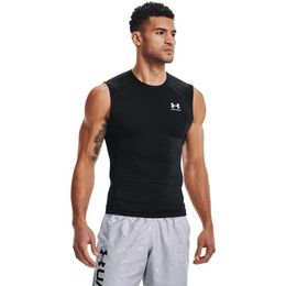 Under Armour Damen Trainingstop &raquo;UA HG ARMOUR COMP SL&laquo; aus Polyester und Elasthan, mit Rundhalsausschnitt schwarz L
