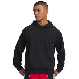 Under Armour Herren Kapuzensweatshirt &raquo;UA RIVAL LW HOODIE&laquo;, f&uuml;r Sportmode und Freizeit, aus leichtem French-Terry schwarz 3XL