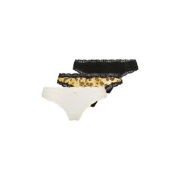 Lscn By Lascana Damen LSCN by LASCANA String mit hochwertiger Spitze abgesetzt bunt 32/34