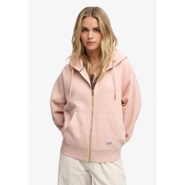 Superdry Damen Kapuzensweatjacke &raquo;LUXE CASUAL ZIPHOOD&laquo; Baumwollmischung, relaxed fit XS