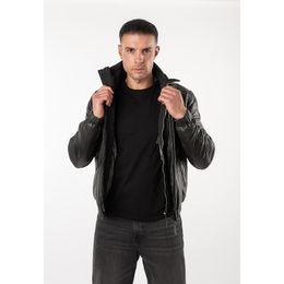 Mauritius Herren Lederjacke &raquo;MMEsky&laquo; mit abnehmbarem Kragen, Regular Fit schwarz L (52) Trachtenmode