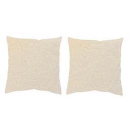 Home Wohnideen Dekokissen &raquo;LUCIO 2ER PACK MIT F&Uuml;LLUNG&laquo; beige Polyester B/L: 40cm x 40cm, 2 Stk.