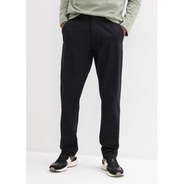 bonprix Herren bonprix Chinohose aus Leinen und Baumwolle, Regular Fit, im Chino-Stil schwarz 58, N-Gr