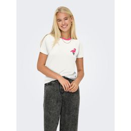 Only Damen Only Kurzarmshirt &raquo;ONLHEART LIFE S/S TEE JRS NOOS&laquo; M