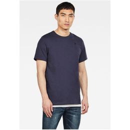 G-Star Raw G-Star Herren G-STAR T-Shirt &raquo;Base-S T-Shirt&laquo; mit kleinem Logo-Detail blau L (52/54)