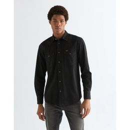 Wrangler Herren Langarmhemd &raquo;WESTERN SHIRT&laquo; schwarz XL, N-Gr