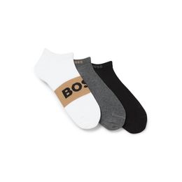 BOSS Herren BOSS Sneakersocken &raquo;3P AS Logo CC&laquo; 3 Paar tlg. wei&szlig; 43-46