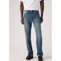 Levi's Levi's Herren Straight-Jeans &raquo;501 LEVI'S ORIGINAL&laquo; mit Markenlabel blau 32, L&auml;nge 32