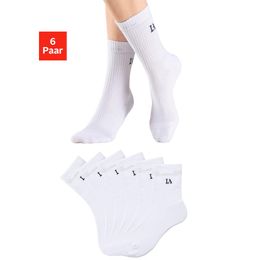 active by Lascana Lascana Active Herren LASCANA ACTIVE Tennissocken &raquo;Sportsocken Damen, Laufsocken, Wandersocken&laquo; Packung, Crew Socken, 6 Paar tlg. mit Baumwoll Frottee
