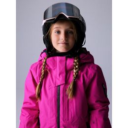 name it Kinder Skijacke &raquo;NKNSLOPE10 JACKET SKI EDITION FO NOOS&laquo; mit Kapuze Skipasstasche, Recco-Reflektor, winddicht, wasserdicht pink 128