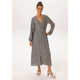Aniston Casual Damen Aniston CASUAL Maxikleid mit fantasievollen, grafischen Druck bunt 48, N-Gr