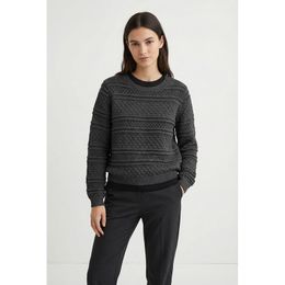 V&eacute;ro Moda Vero Moda Damen Strickpullover &raquo;VMLEO LS O-NECK PULLOVER BF&laquo; grau XL