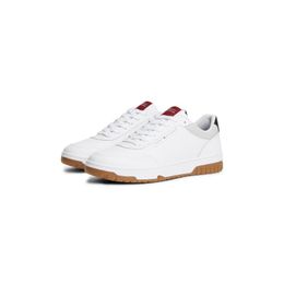Tommy Hilfiger Herren Sneaker &raquo;TH BASKET CORE LEATHER&laquo; Halbschuh, Schn&uuml;rer mit Perforation am gepolsterten Schaftrand 43