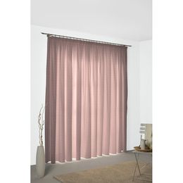 WIRTH Vorhang &raquo;Torbole&laquo; Multifunktionsband 1 Stk. tlg. rot Jacquard, Baumwolle, Polyester 145cm, Multifunktionsband, 132cm