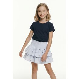 Tommy Hilfiger M&auml;dchen Stufenrock &raquo;STAR STRIPES SKIRT&laquo; Kinder bis 16 Jahre, gesmoktes B&uuml;ndchen, bestickt 16 (176)