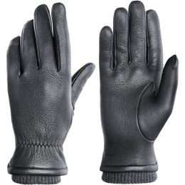 Pearlwood Damen Pearlwood Lederhandschuhe mit weichem Innenfutter 7.5