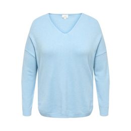 Only Carmakoma Damen Only CARMAKOMA V-Ausschnitt-Pullover &raquo;CARMARGARETA LS PULLOVER KNT NOOS&laquo; Viskosemischung, regular fit XL