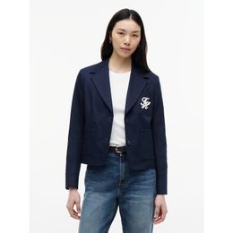 Tommy Hilfiger Damen Kurzblazer &raquo;CHINO DRESSING COTTON BLAZER&laquo; aus reiner Baumwolle, mit Reverskragen 46