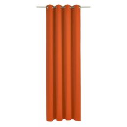 WIRTH Vorhang &raquo;Dim out&laquo; &Ouml;sen 1 Stk. tlg. orange Polyester 150cm, &Ouml;sen, 145cm